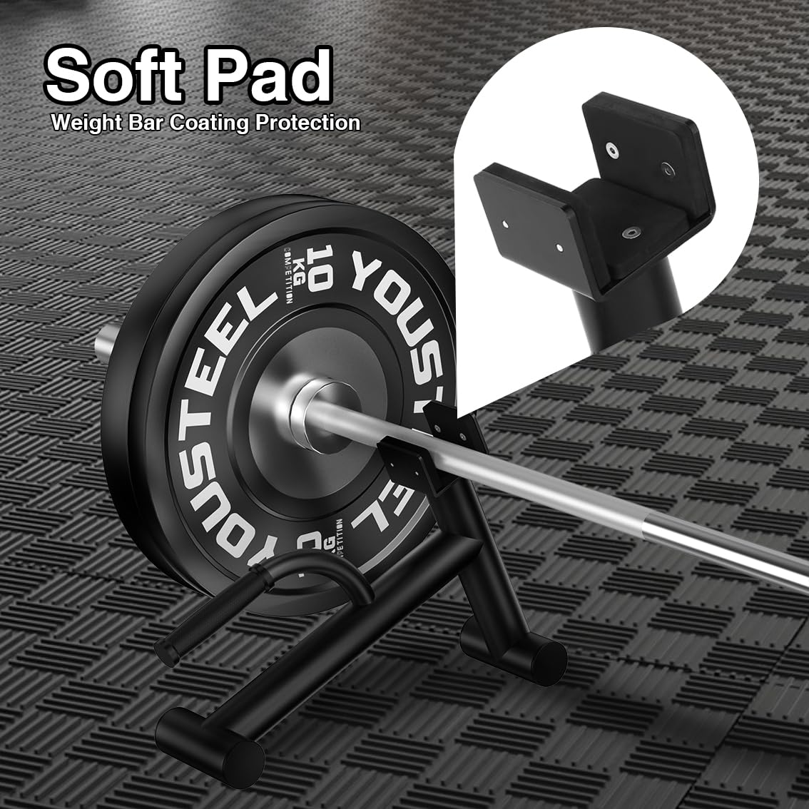 Snapklik.com : Tamisom Deadlift Jack Barbell Stand Upload 600lbs ...