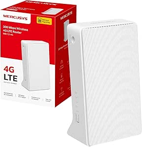 MERCUSYS MB112-4G 300Mbps Wireless N LTE 4G Router with Sim Slot, Cat 4 ...