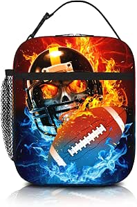 Amazon.com: American Football Lunch Bag for Boys Girls Insulated ...