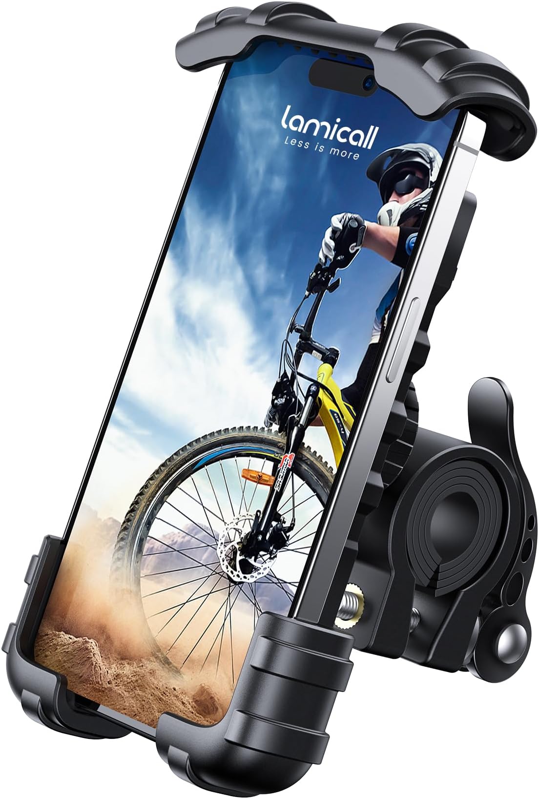 Bike Phone Mount, Motorcycle Phone Holder - Lamicall Motorcycle Bicycle ...