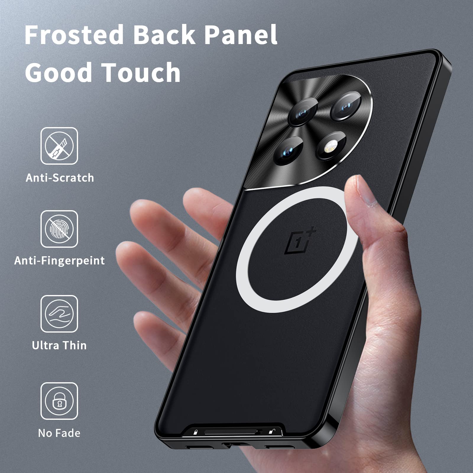 Snapklik.com : YZBYFON Metal Case For OnePlus 11, Metal Frame Bumper ...