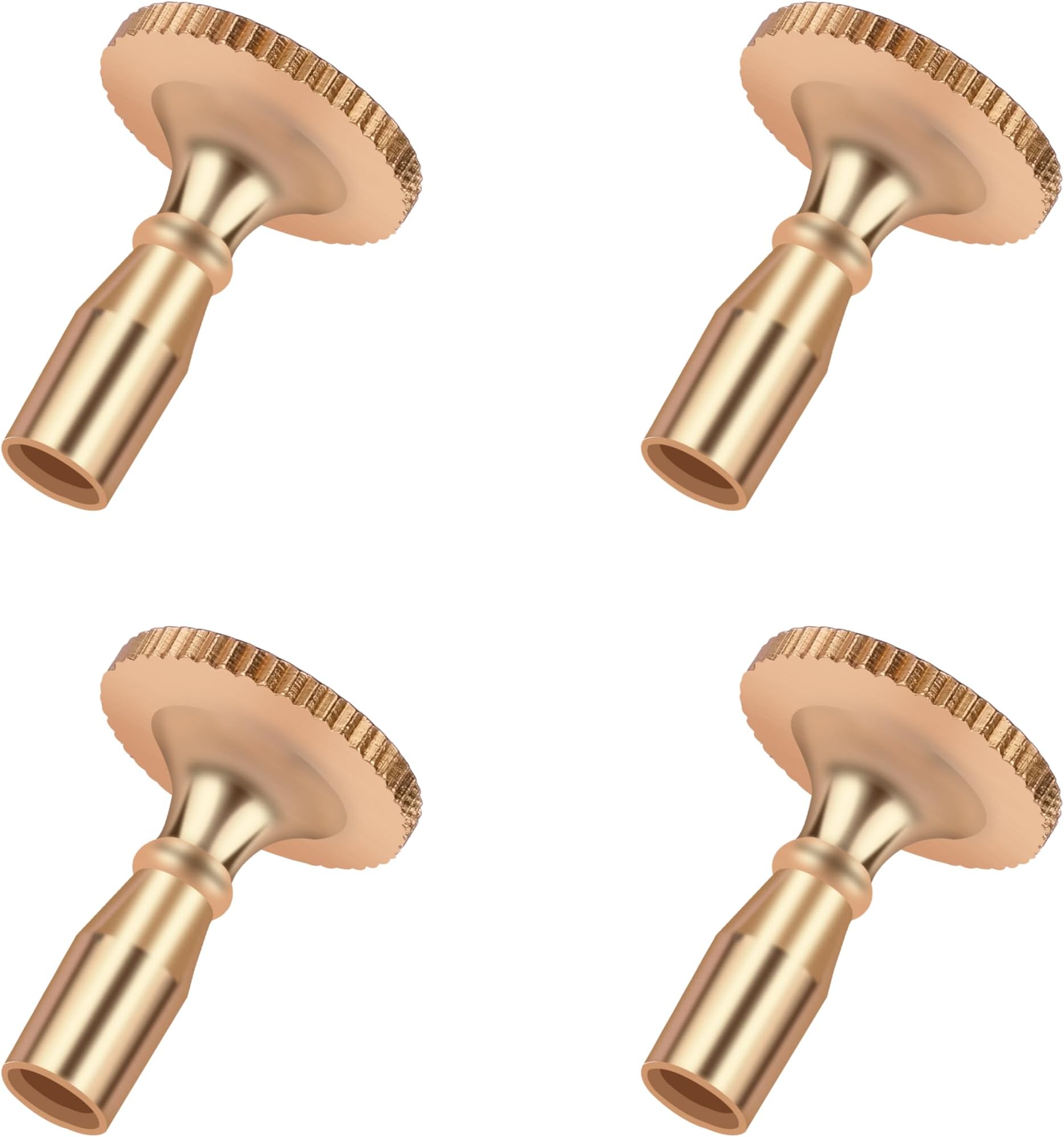 Trinkrittey 3 Pcs Gold Lamp Turn Knob On/Off Switch for Light & Fan ...