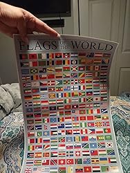 Amazon.com: Flags of the World Classroom Reference Chart National ...