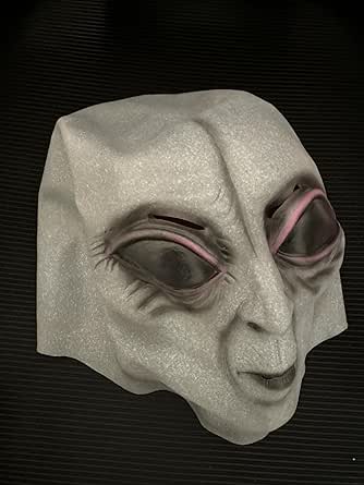 Amazon.com: OIIHECC Realistic Alien Mask Scary Halloween Alien Face ...