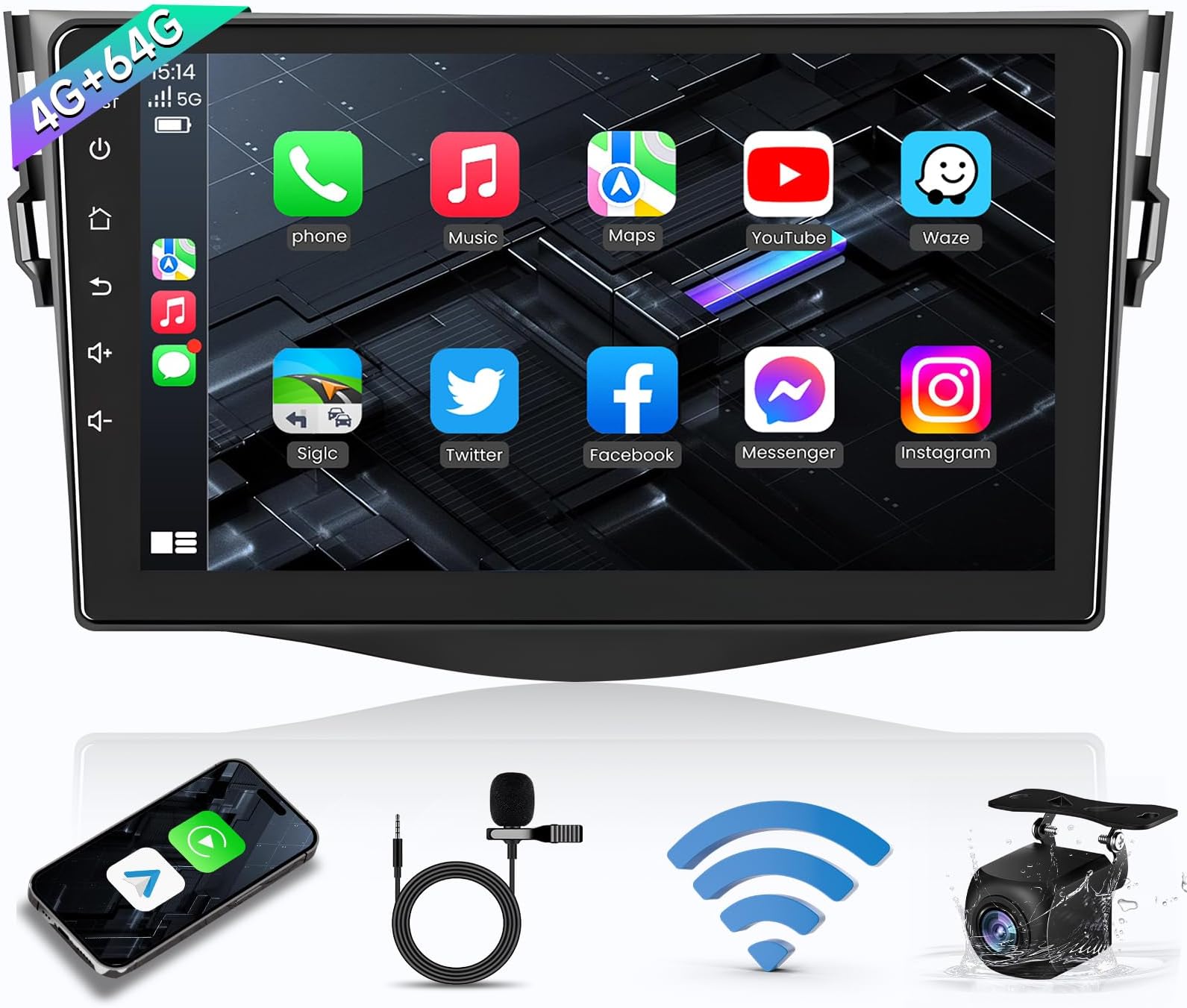 Amazon.com: 8 Core 6G+128G for 2005-2014 Toyota Fortuner Hilux Android ...