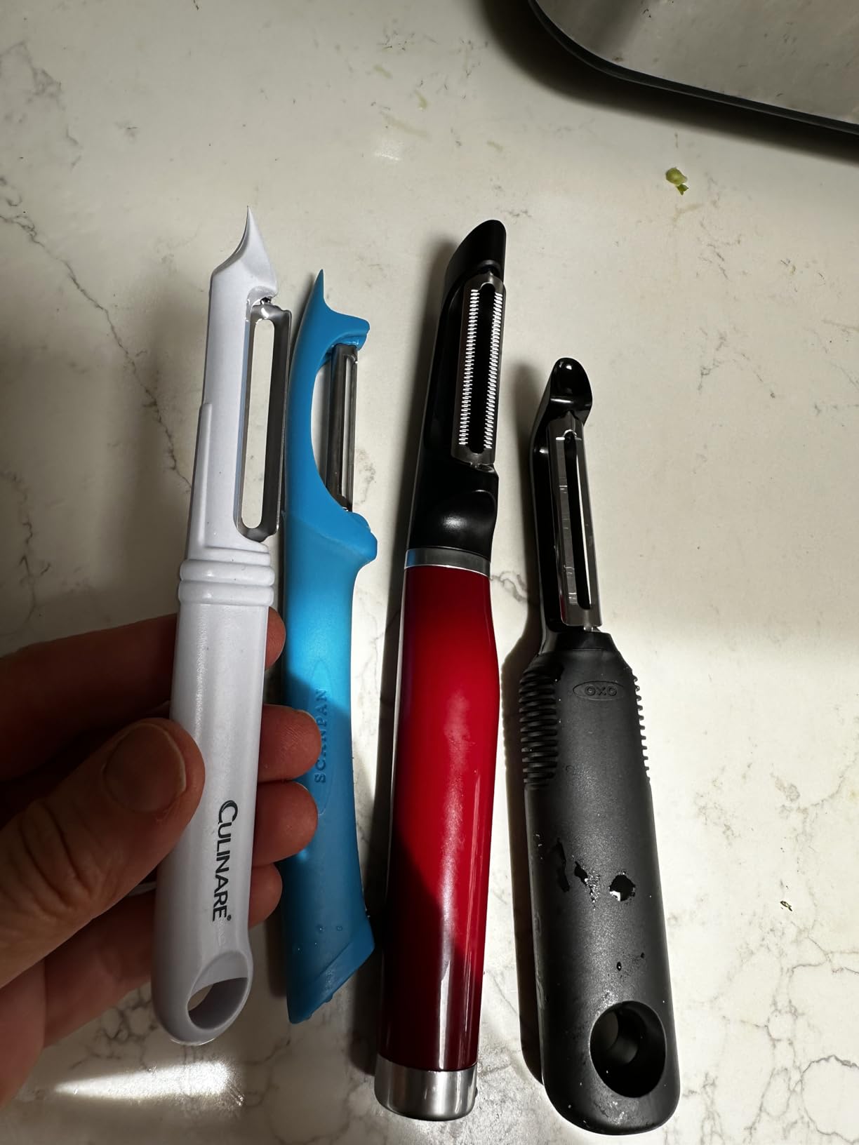 Culinare Swivel Peeler | Fruit, Vegetable, Potato Peeler | Right & Left ...