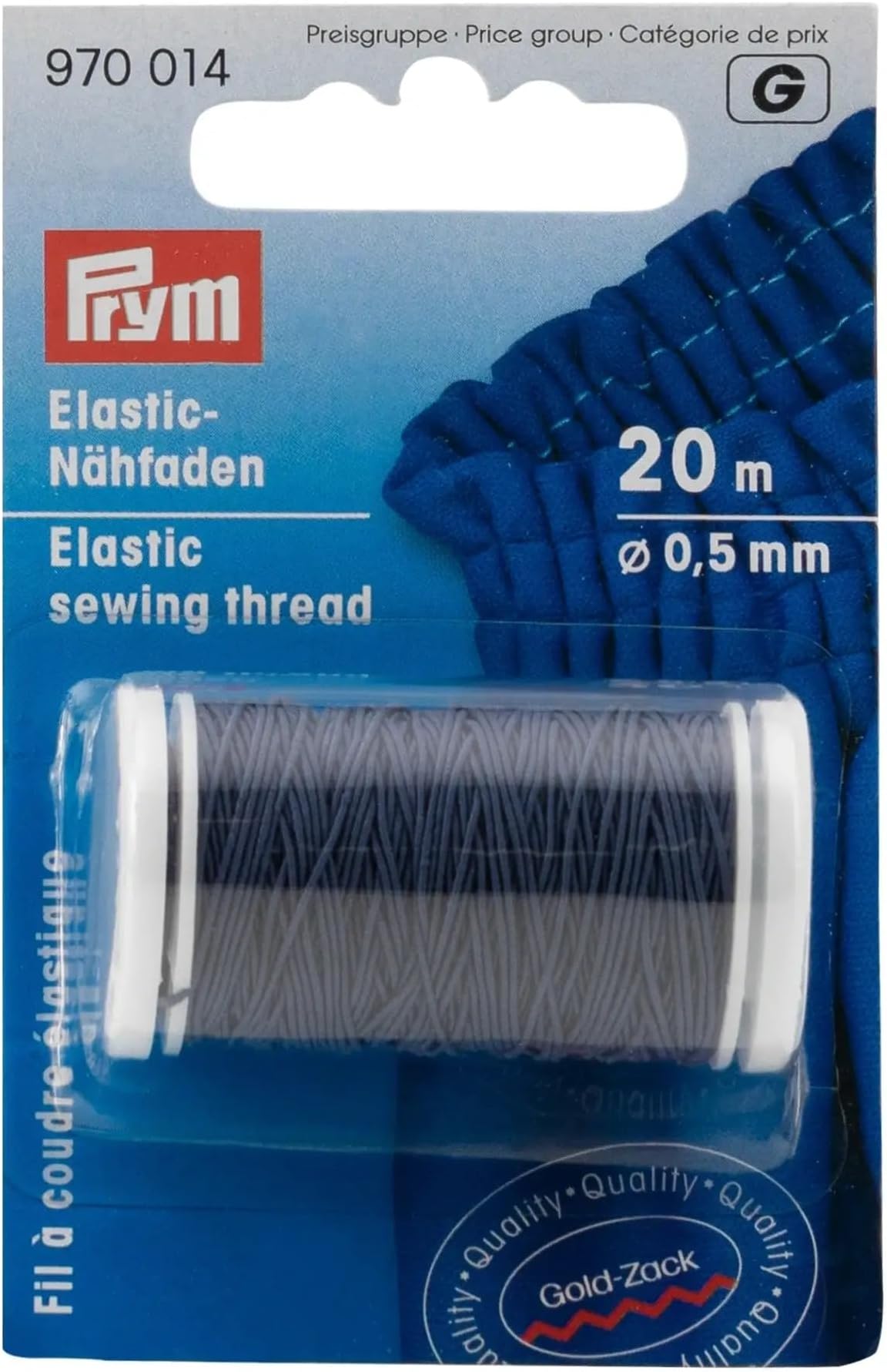 Amazon.com: Prym Sewing, Navy Blue, 22 YD (20 M) Elastic Thread