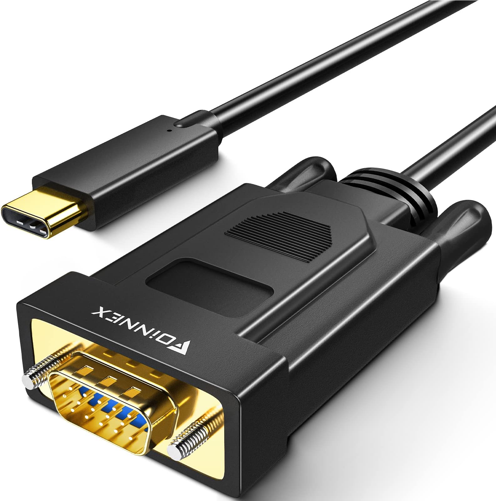 Amazon.com: Plugable USB C to VGA Cable 6 Feet - Driverless Connect ...