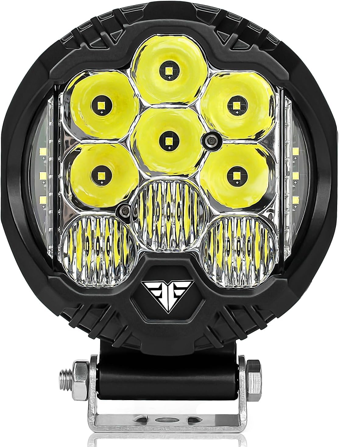 Amazon.com: 5 Inch 50W LED Offroad Light, LED Pod Light Side Shooter ...
