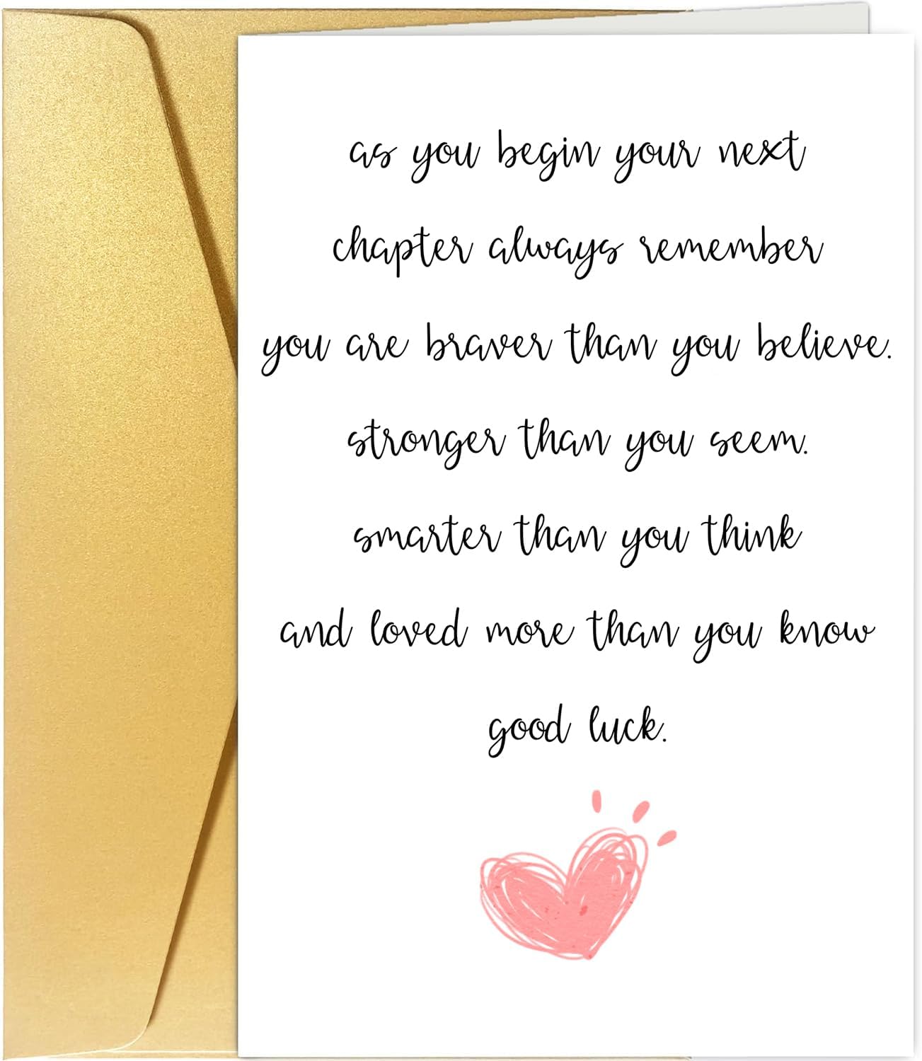 Amazon.com : CUNCUN New Chapter Card for Men Women, New Job, Graduation ...