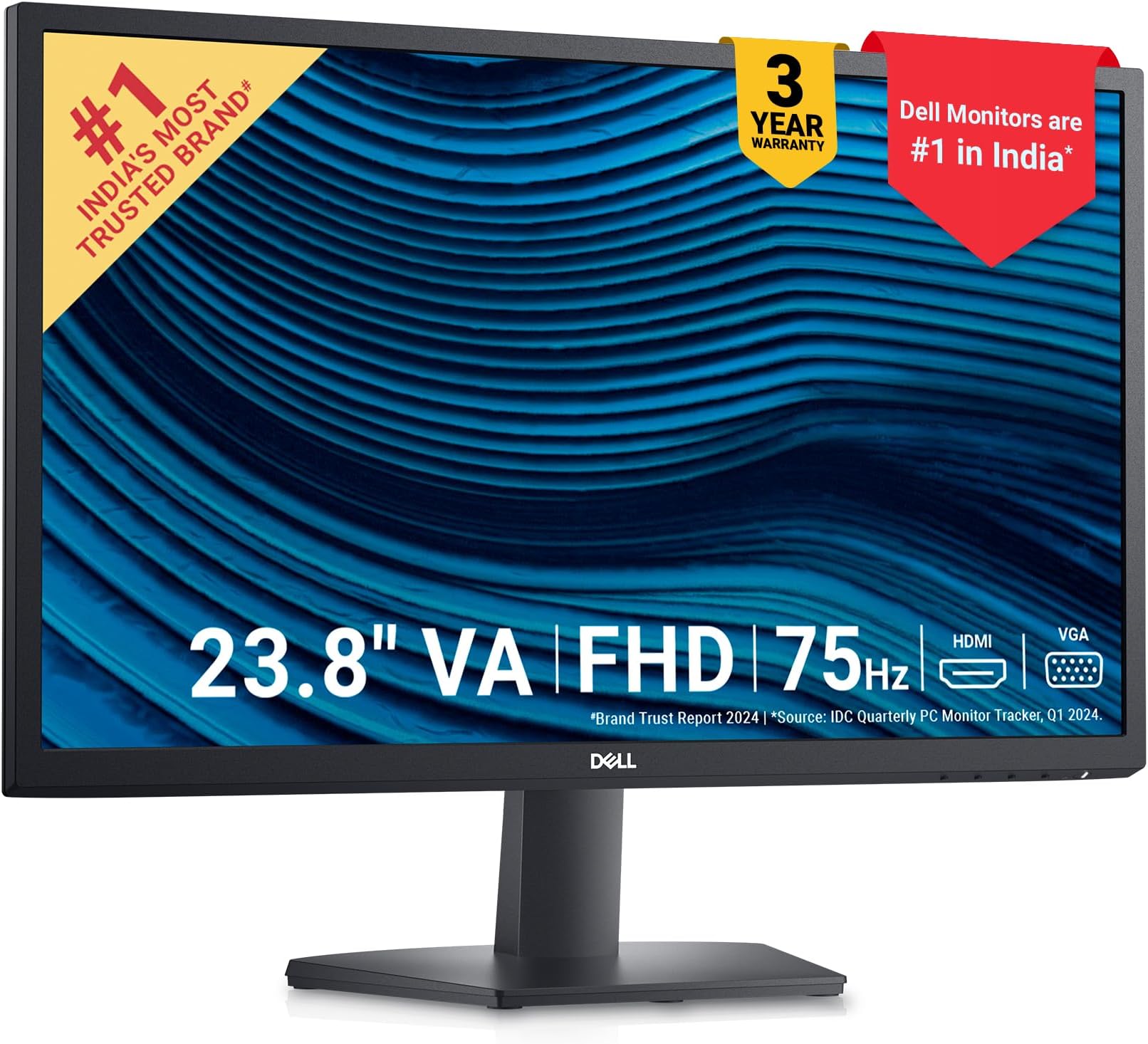 Dell E1715S 17 Inch SXGA (1280x1024) Monitor, 60Hz, TN, 5ms ...