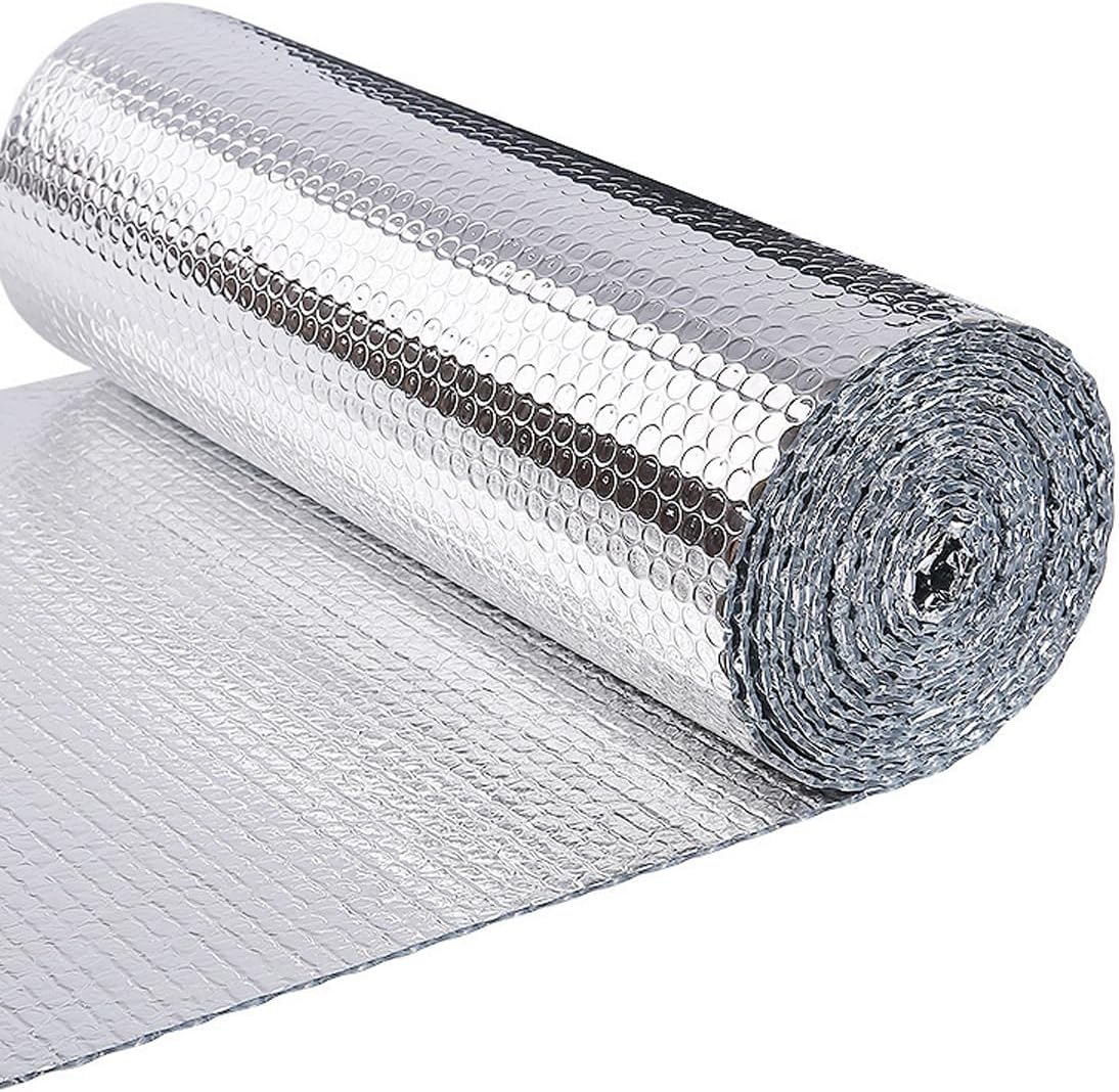 Double Reflective Insulation Roll, 11.8*118Inch Double Aluminum Foil ...