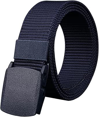 Bayetss Nylon Belt for Men Outdoor Casual Business Webbing Belt No ...