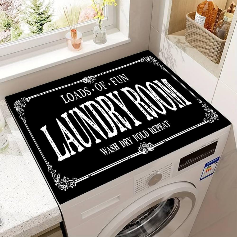 Amazon.com: Washer and Dryer Covers for the Top,Non-slip Dryer Top ...