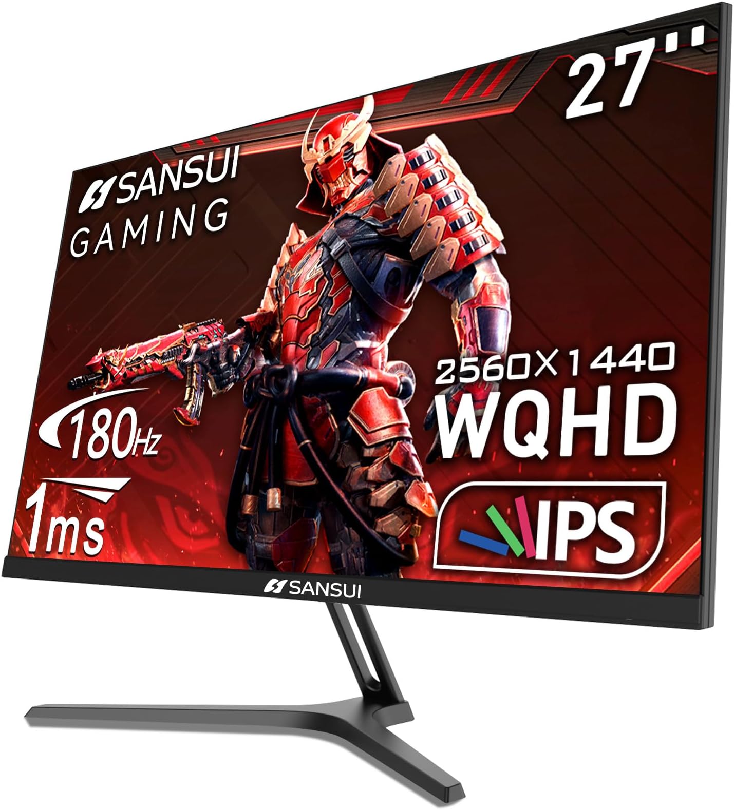 SANSUI 27 Inch WQHD 2560 x 1440P Gaming Monitor 180Hz/144Hz 1ms Fast ...