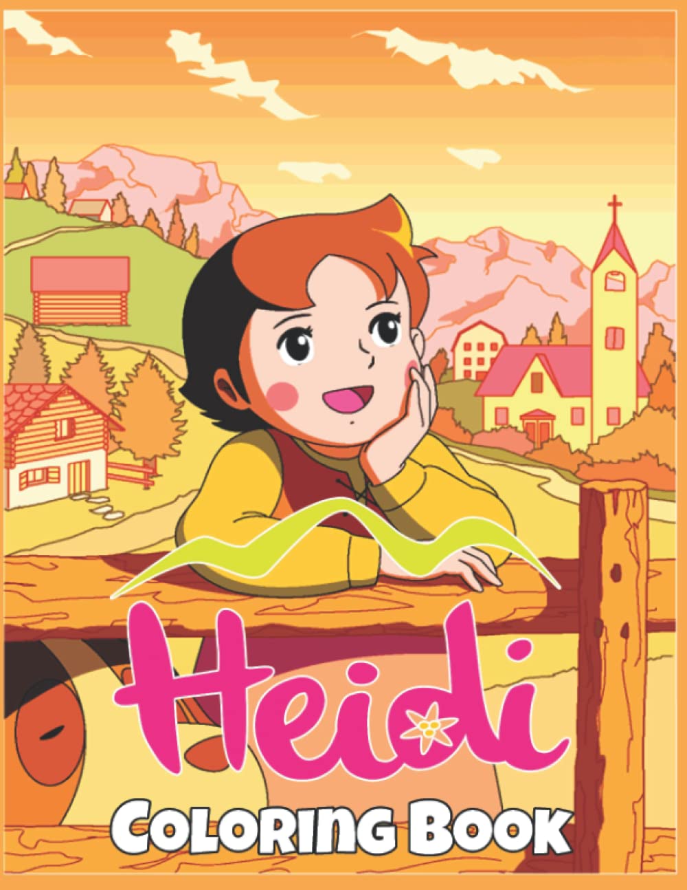 Buy HEIDI: Amazing Heidi Illustrations Coloring pages for Heidi Fans ...