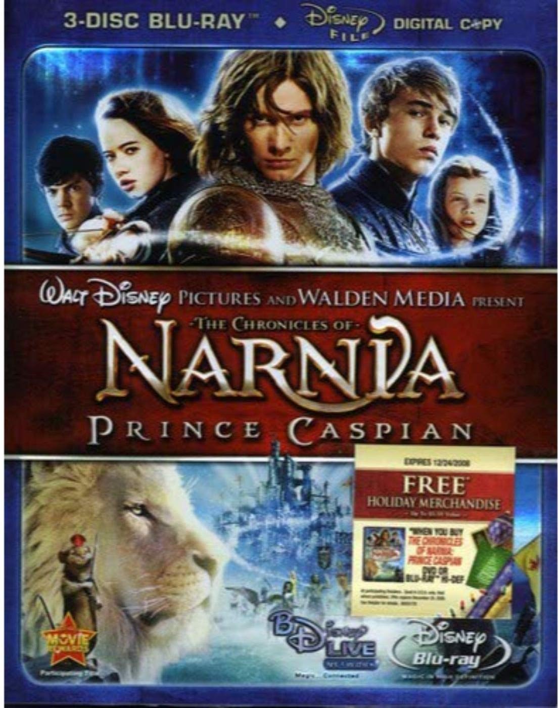 Chronicles of Narnia: Prince Caspian [Blu-ray] [2008] [Region A] [US ...