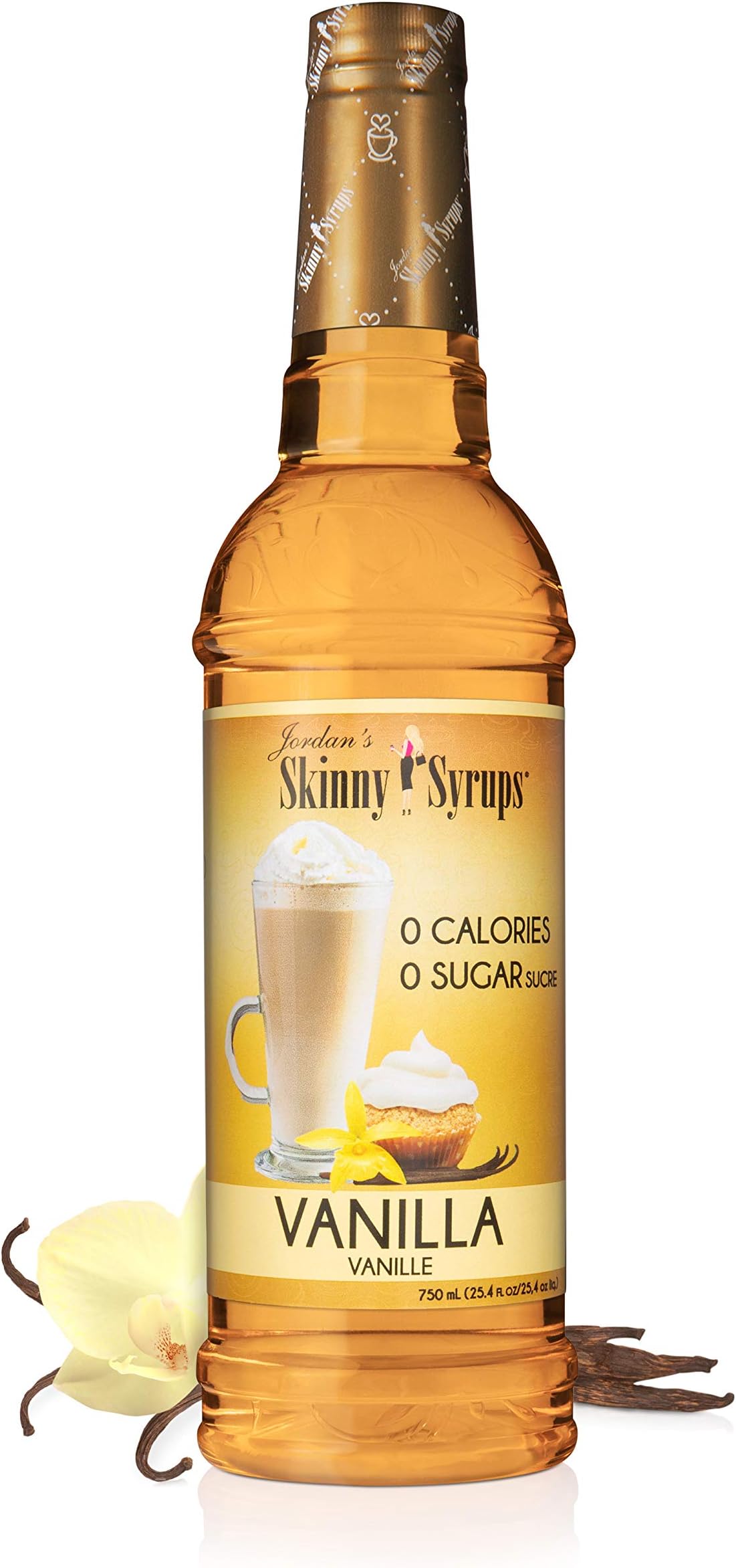 Amazon.com: Jordan's Skinny Syrups Sugar Free Coffee Syrup, Vanilla ...