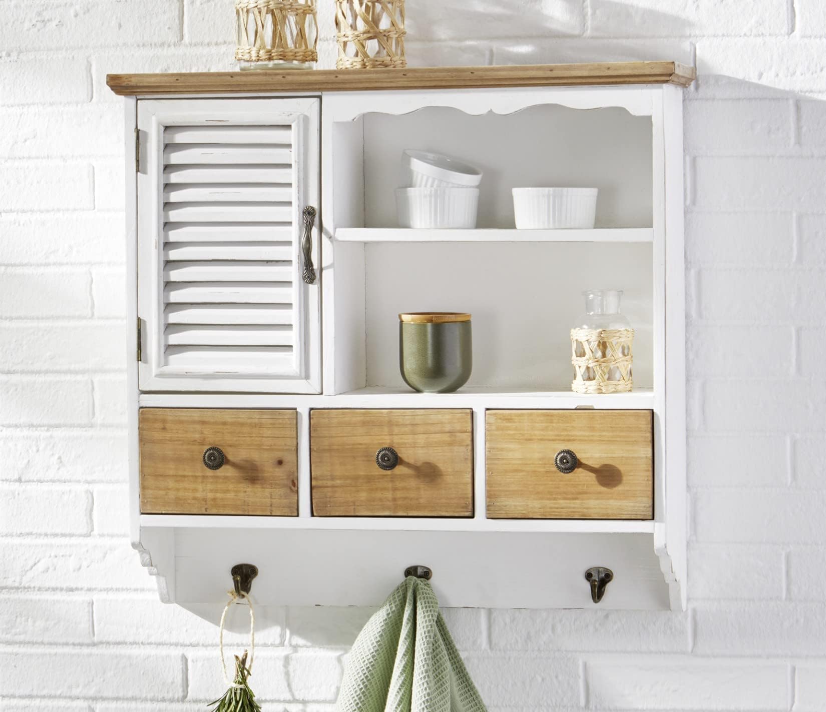Wunderbar Hängeschrank Shabby Chic Bild