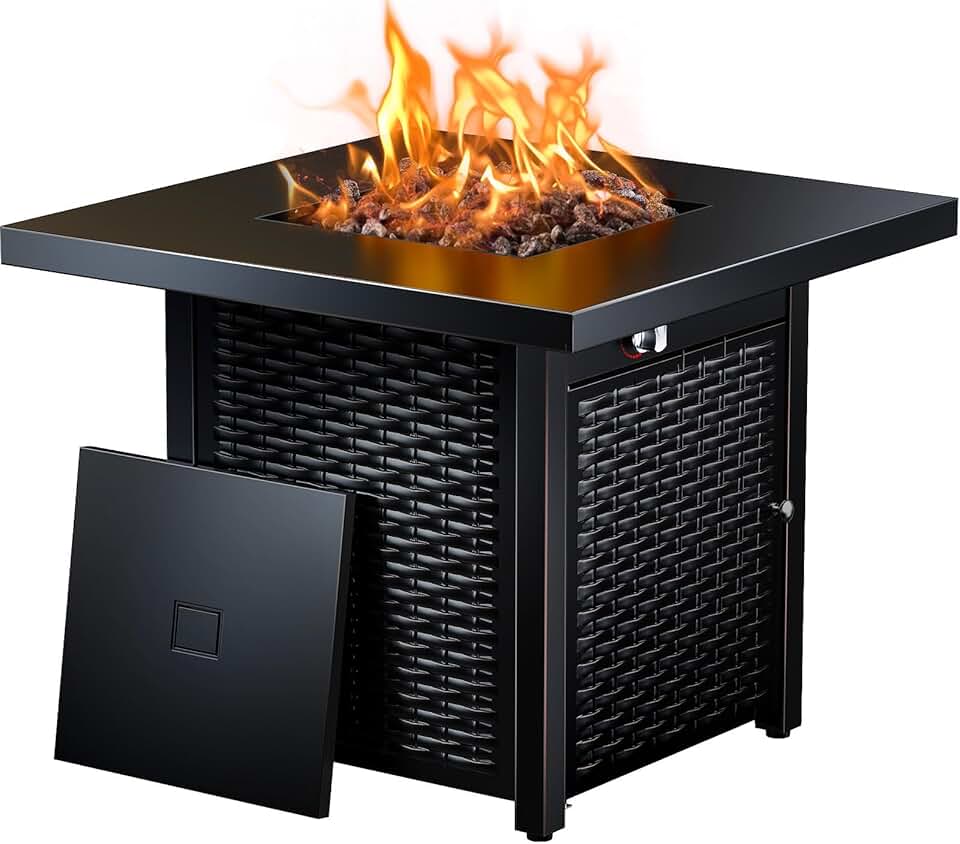 Amazon.com: Outdoor Fire Tables - Outdoor Fire Tables / Fire Pits ...