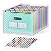 Amazon.com : Alphabetical File Organizer, 25 Alphabet Dividers with ...