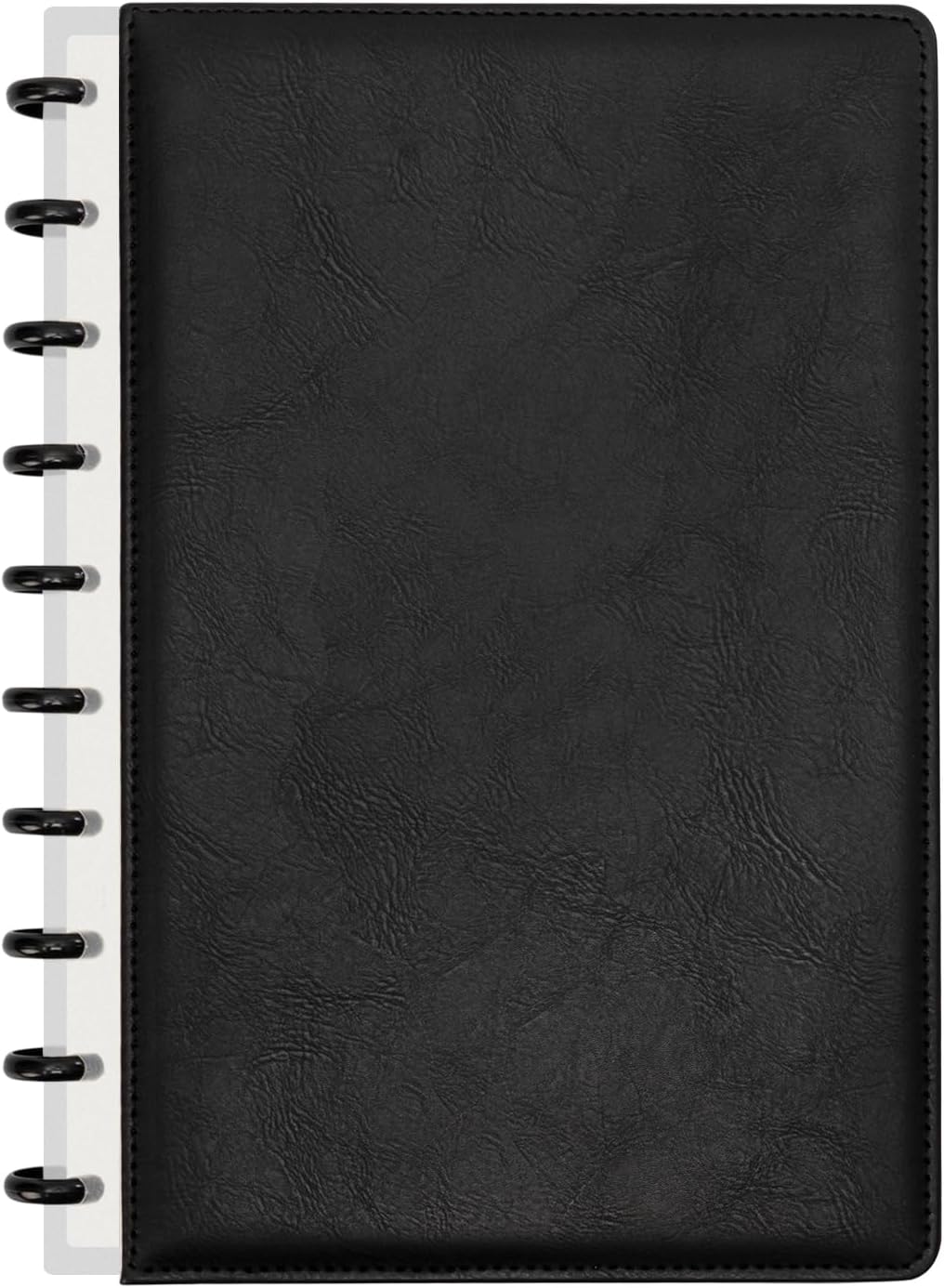 Amazon.com : MOSA BEAR Discbound Notebook, Leather Cover Discbound ...