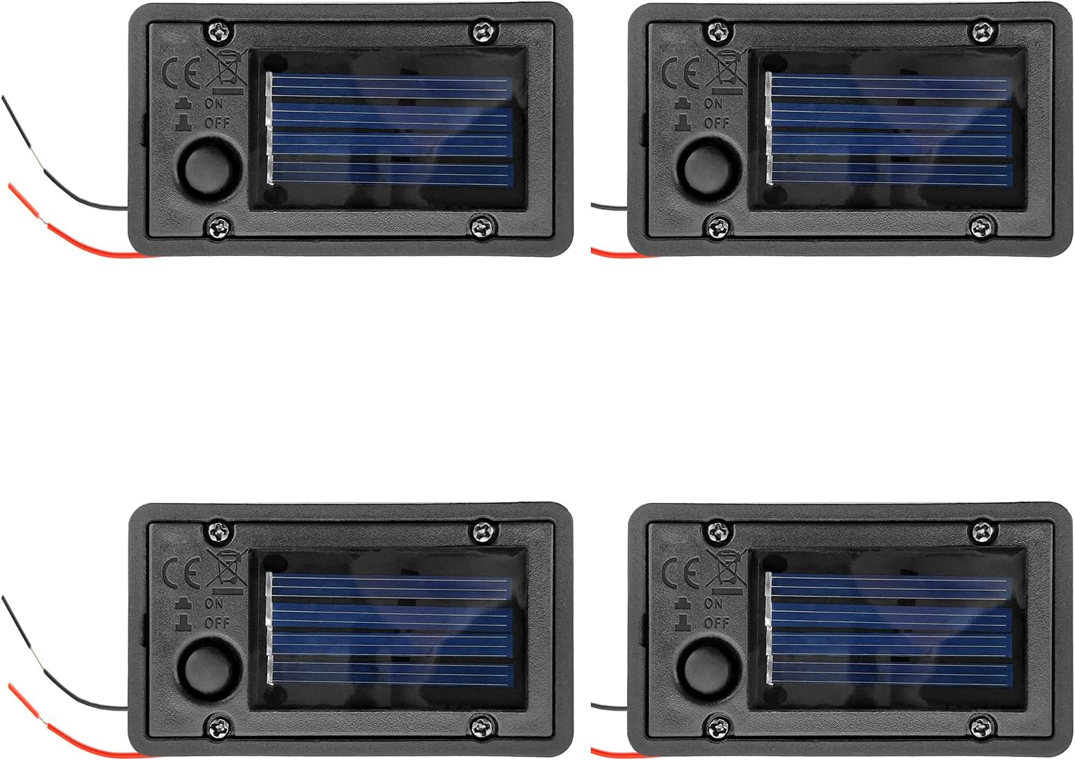 Amazon.com: iayokocc 2 Pack Solar Light Replacement Top Parts for ...