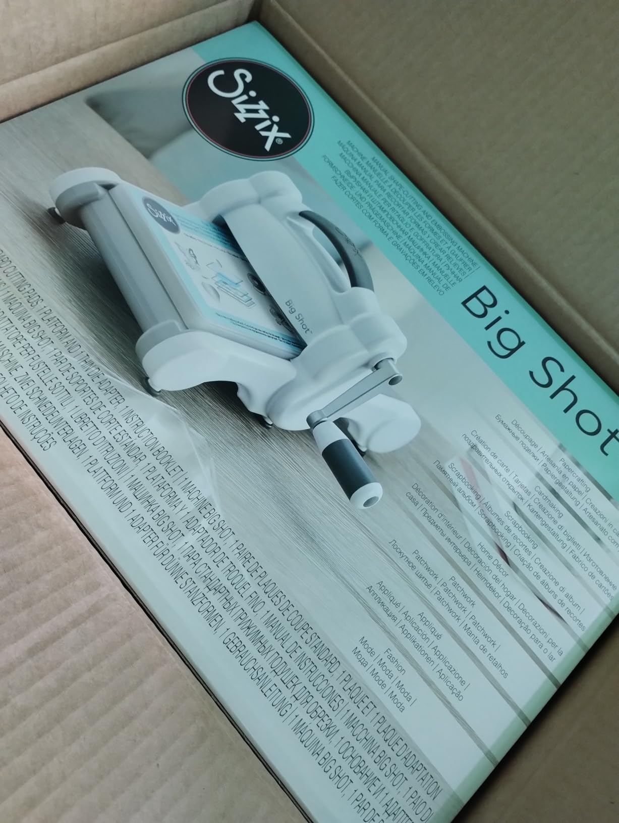 Sizzix Big Shot Machine Only (White & Gray) by Ellison : Amazon.com.mx ...