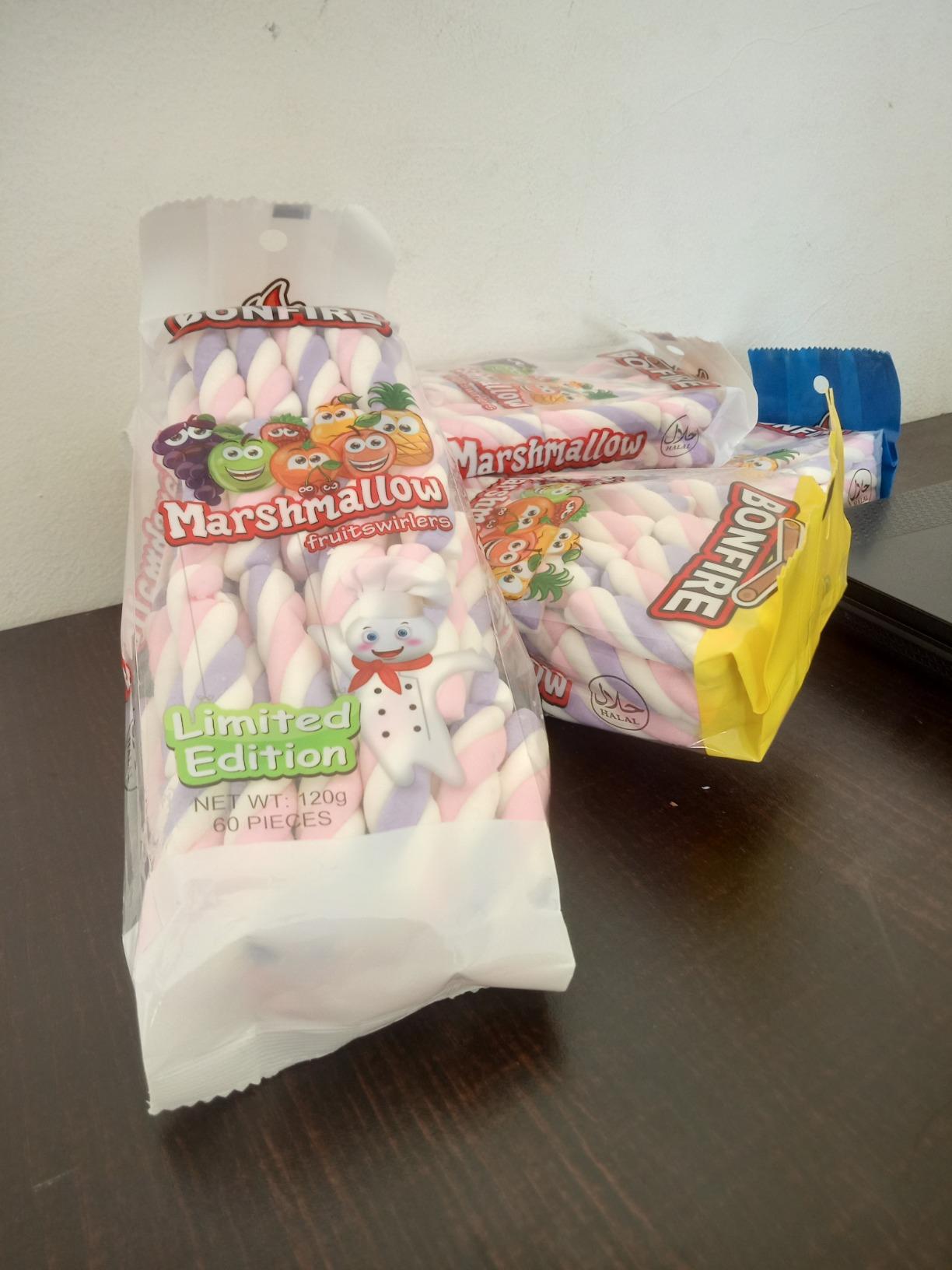 BONFIRE MARSHMALLOW Fruit Marshmello Chocolate (120 g) : Amazon.in ...