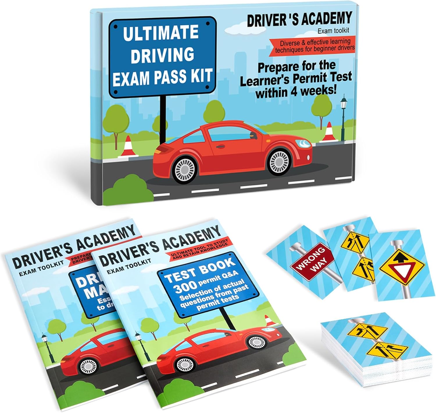 Amazon.com: Driver's Academy Exam Toolkit Driving Exam Pass Kit ...