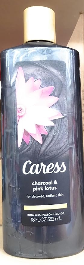 Amazon.com : Caress Charcoal & Pink Lotus Body Wash 18 oz : Beauty ...
