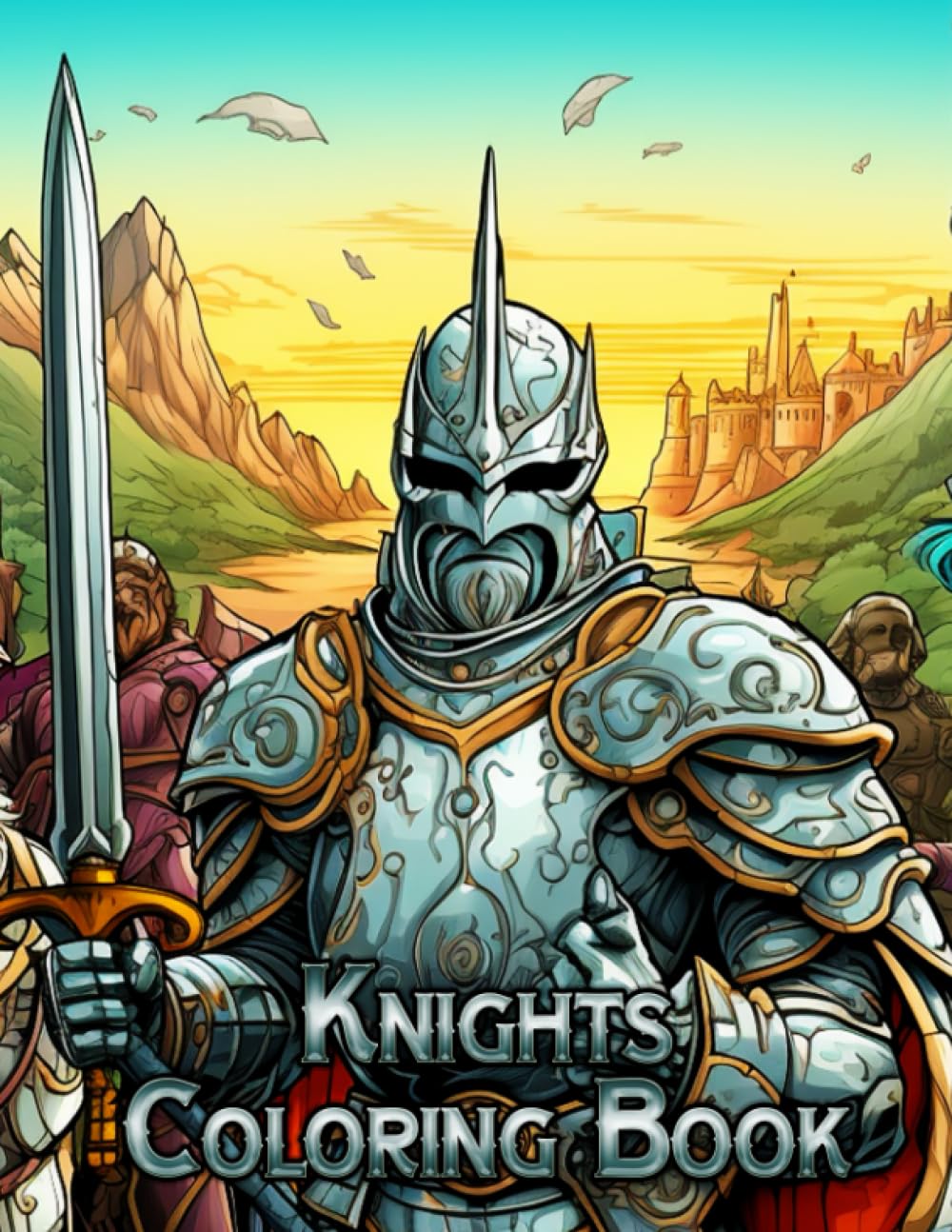 Amazon.com: Knights Coloring Book: Majestic Knights: An Exquisite Adult ...
