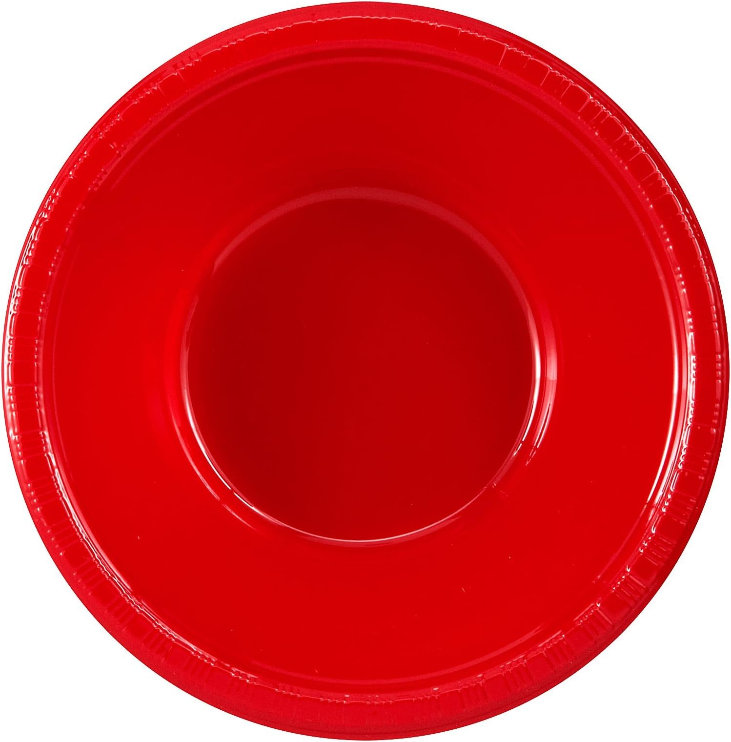 Amazon.com: Great Value Red Bowls plastic 25 count - pack of 2 : Health ...