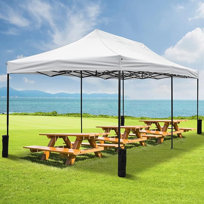 Amazon.com : Heavy Duty Canopy Tent-Folding Protablepop Up Canopy ...