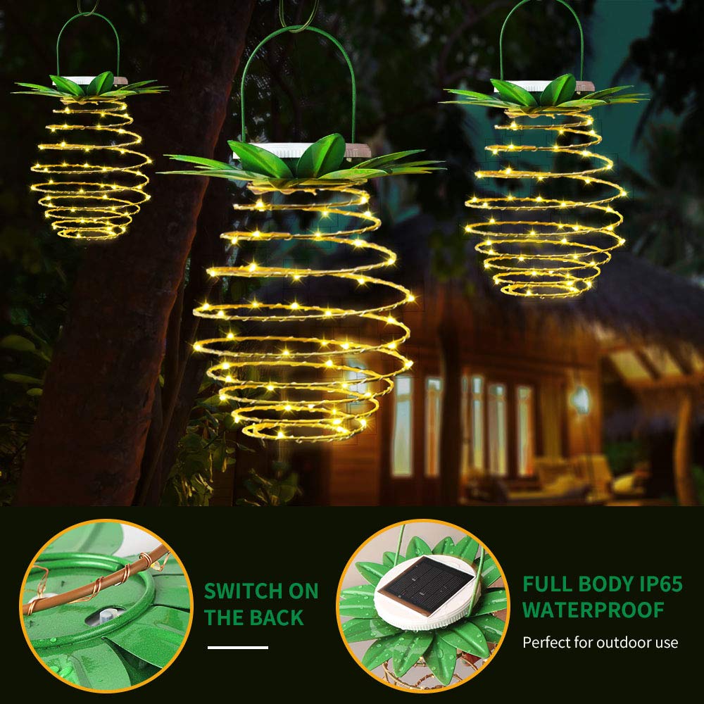 Pineapple Outdoor Lights Light Up Pineapple Mood Light LED Colour