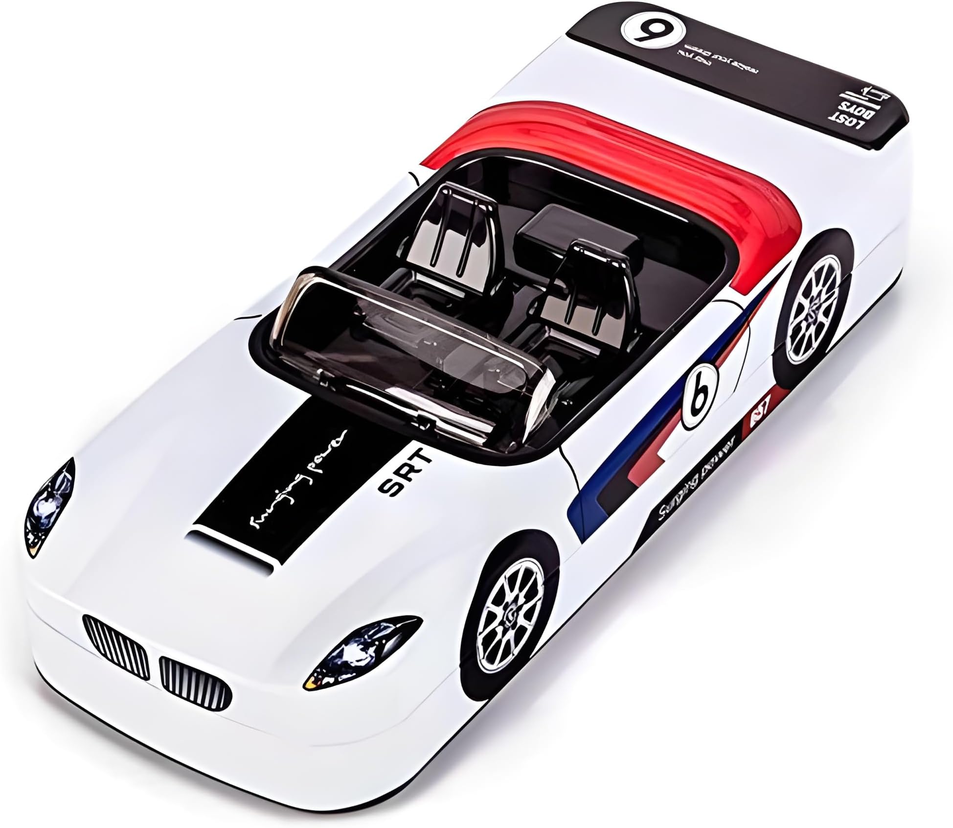 FunBlast Metal Car Pencil Box For Kids Double Layer Metal Pencil Case ...