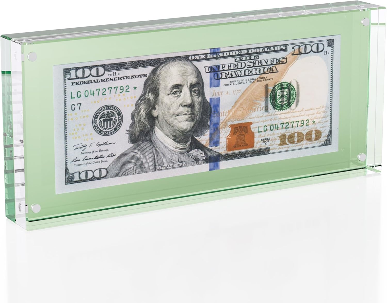 Amazon.com: Dollar Bill Frame Display – 7.8" x 3.9" Acrylic Currency ...