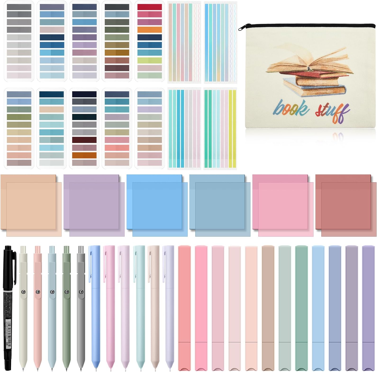 Amazon.com : Mr. Pen- Aesthetic Book Annotation Kit, 38 pcs, Aesthetic ...