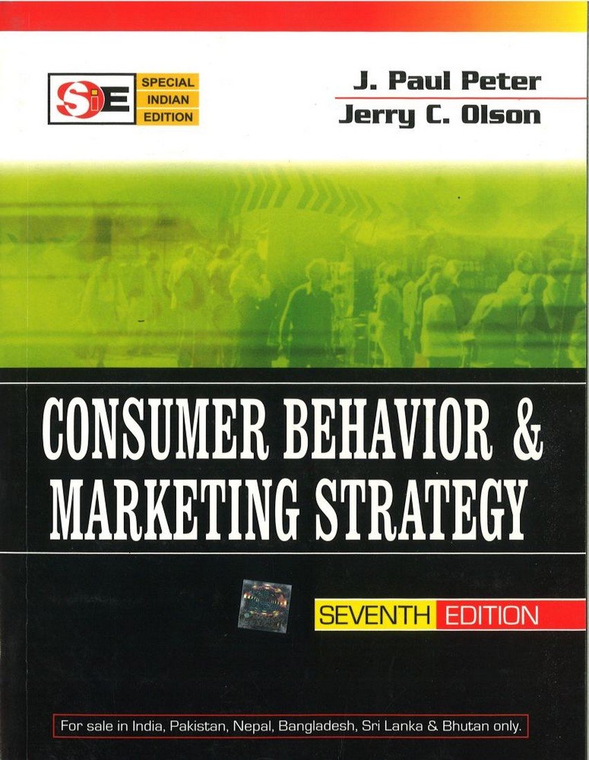 Consumer Behaviour And Marketing Strategy, (Special Indian Edition) 7Th ...