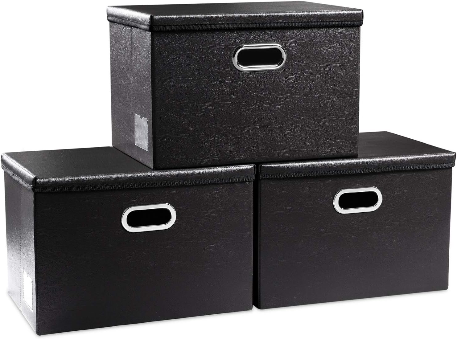 Amazon.com - TYEERS Large Collapsible Storage Bins with Lids ...