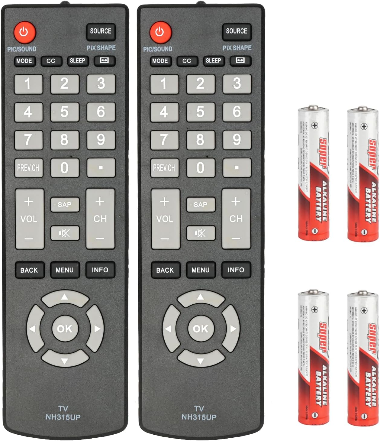 Amazon.com: 【Pack of 2】 NH315UP Remote Control Compatible with Sanyo ...