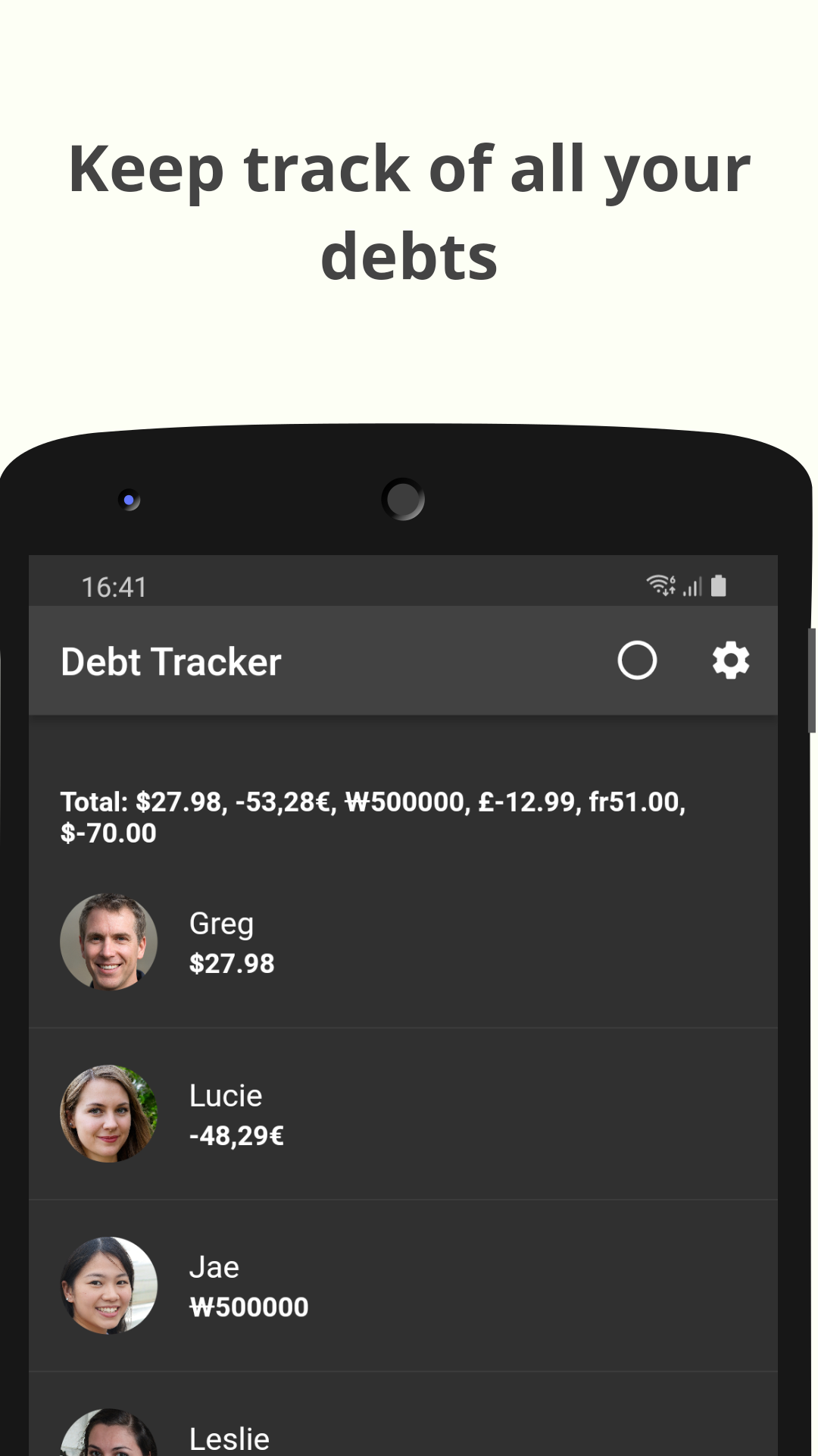 Debt Tracker - App on Amazon Appstore