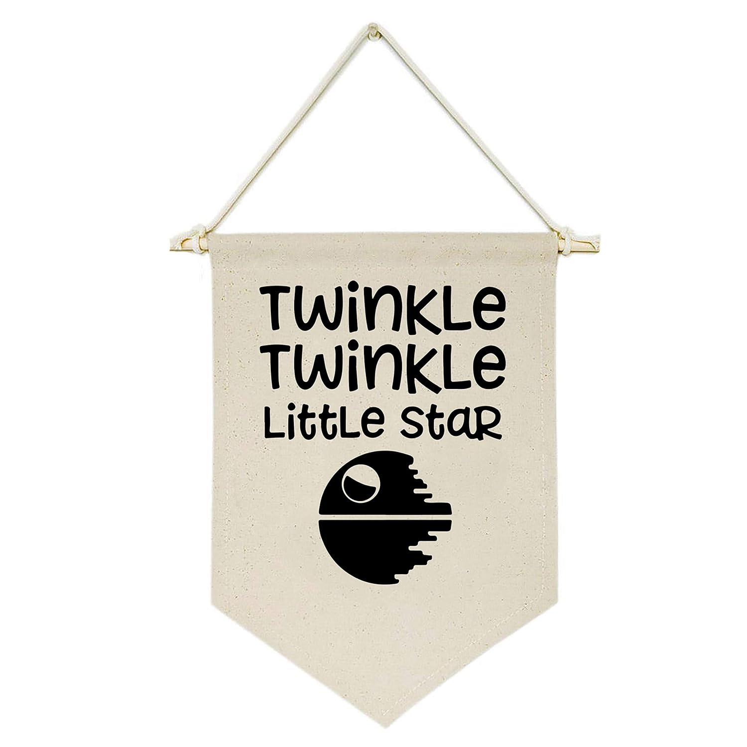 Amazon.com: Twinkle Twinkle Little Star - Canvas Hanging Flag Banner ...