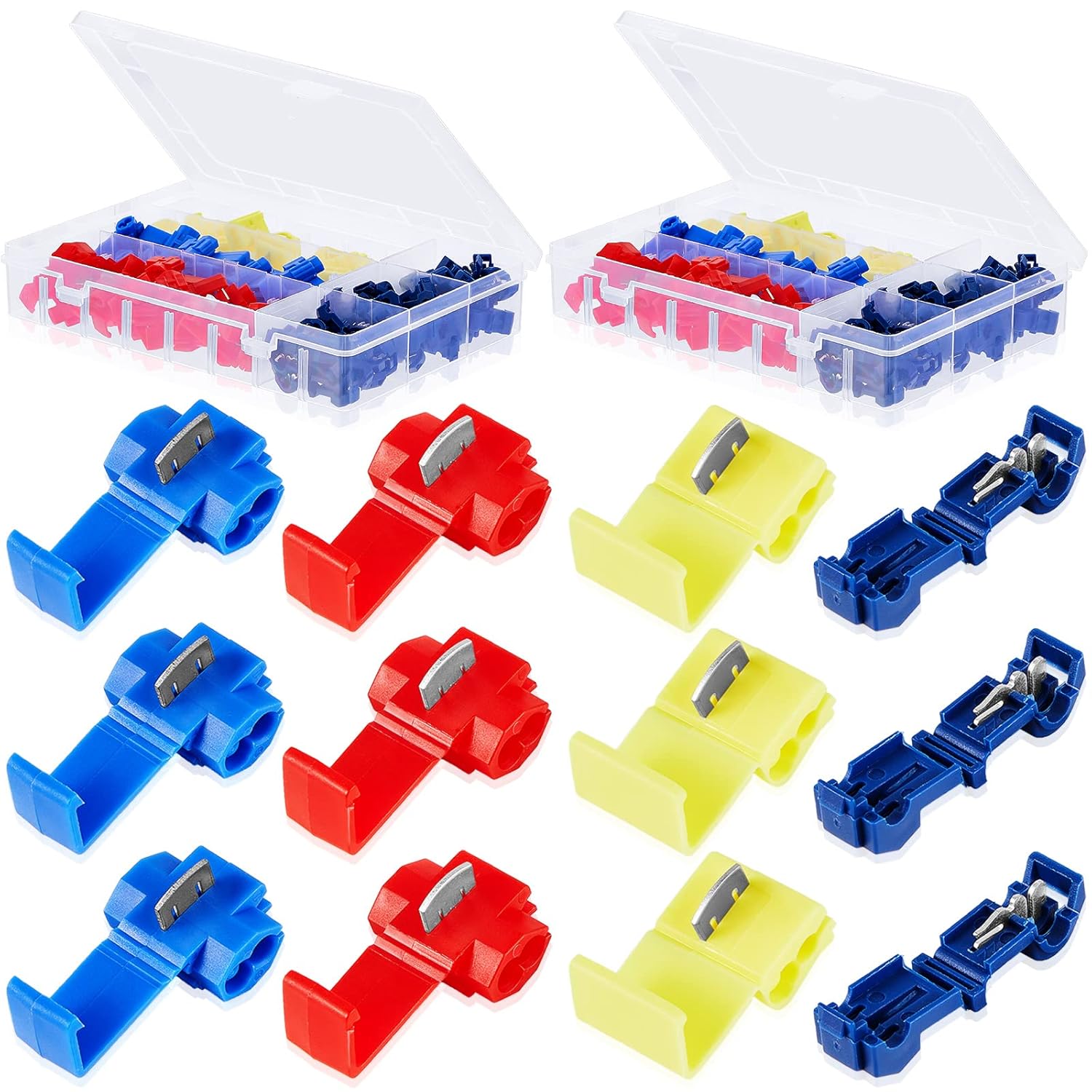 200 Pcs Quick Splice Wire Connectors Include T Tap Wire Connectors ...