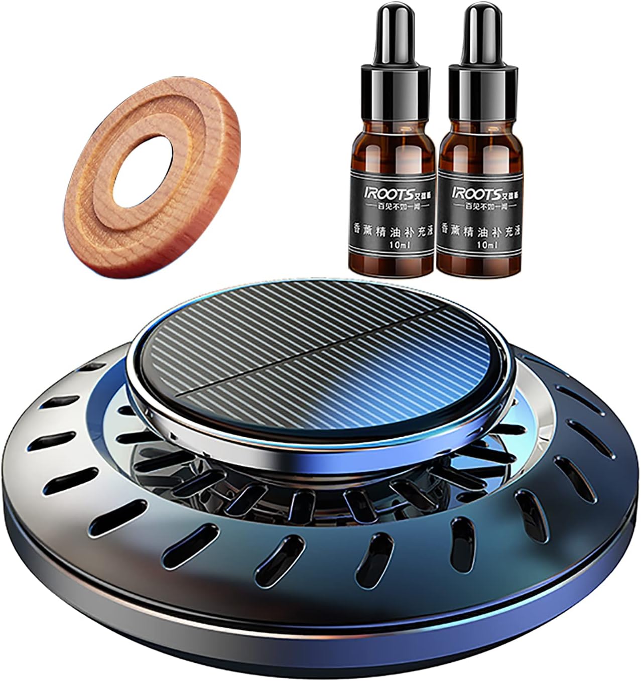 Amazon.com: Kwak's Car Air Freshener,Rotating Solar Aromatherapy ...