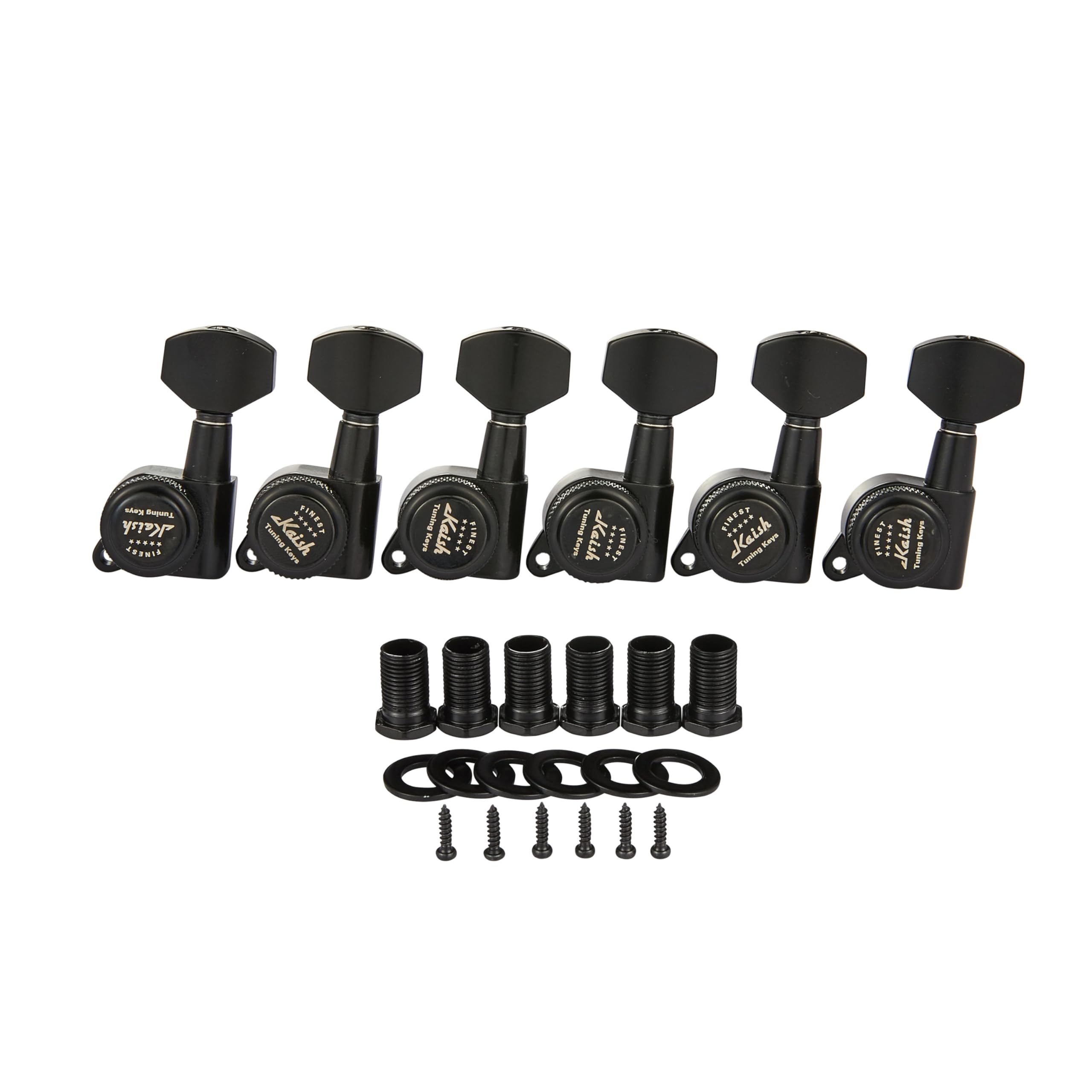 Amazon.com: KAISH Lefty 18:1 Locking Tuners Tuning Keys Guitar Locking ...