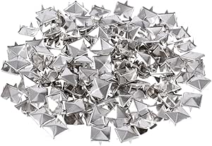 Amazon.com: 400 Sets DIY Leathercraft Spike Rivets, 4MM Leather Craft ...