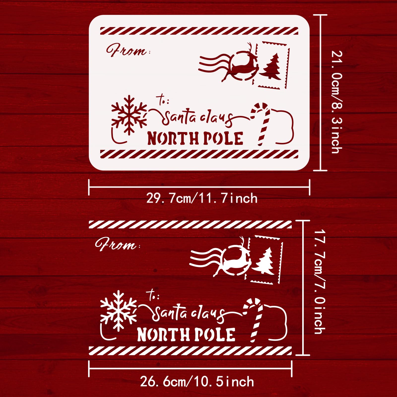 Santa Claus North Pole Stamp