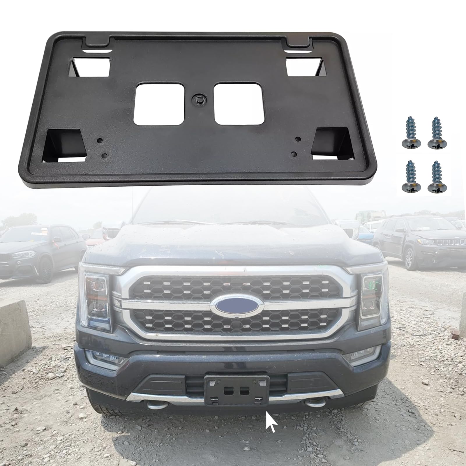 Amazon.com: Wocch Front License Plate Frame for 2021 2022 2023 Ford ...