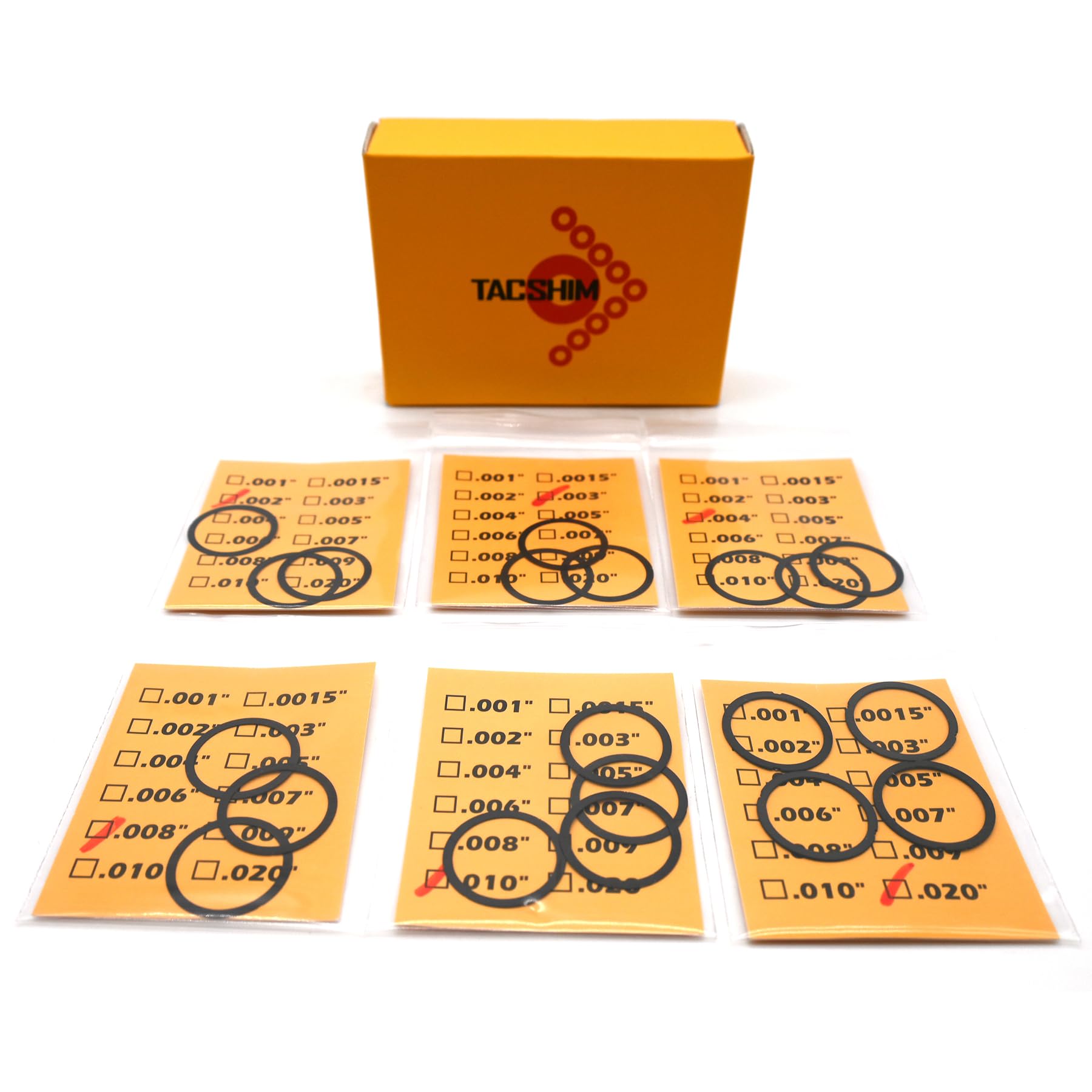 Machinist Shims 21-Piece Die Shim Kit For 7/8"-14 Threading Dies ...